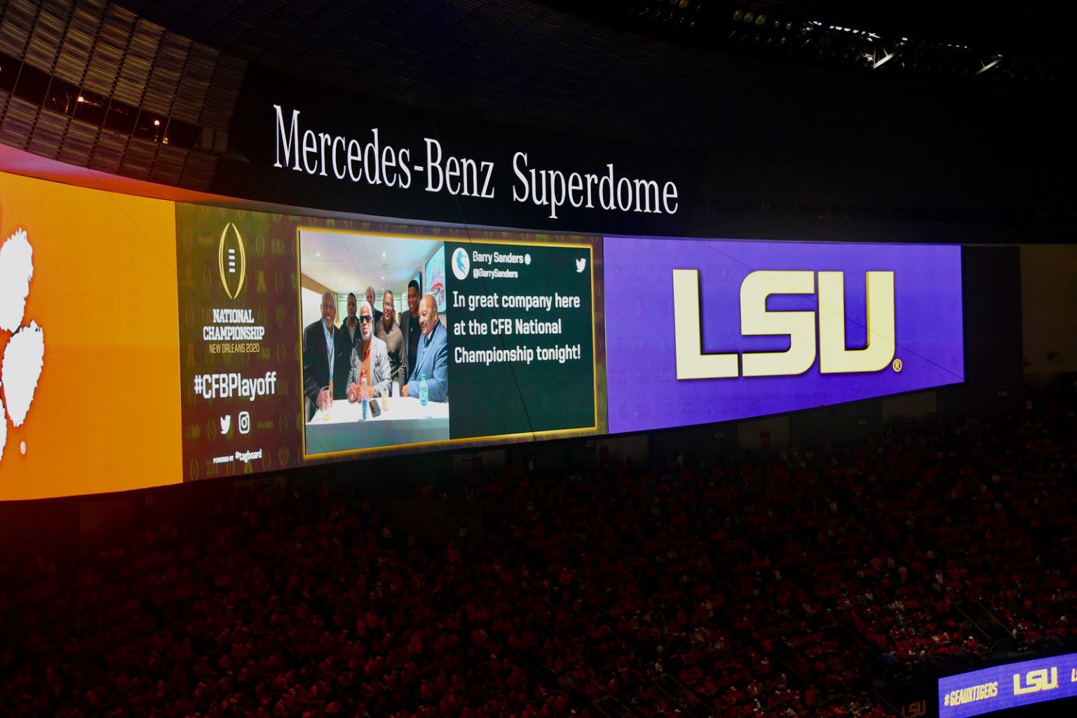 The Storytellers of the 2020 CFP National Championship - Tagboard