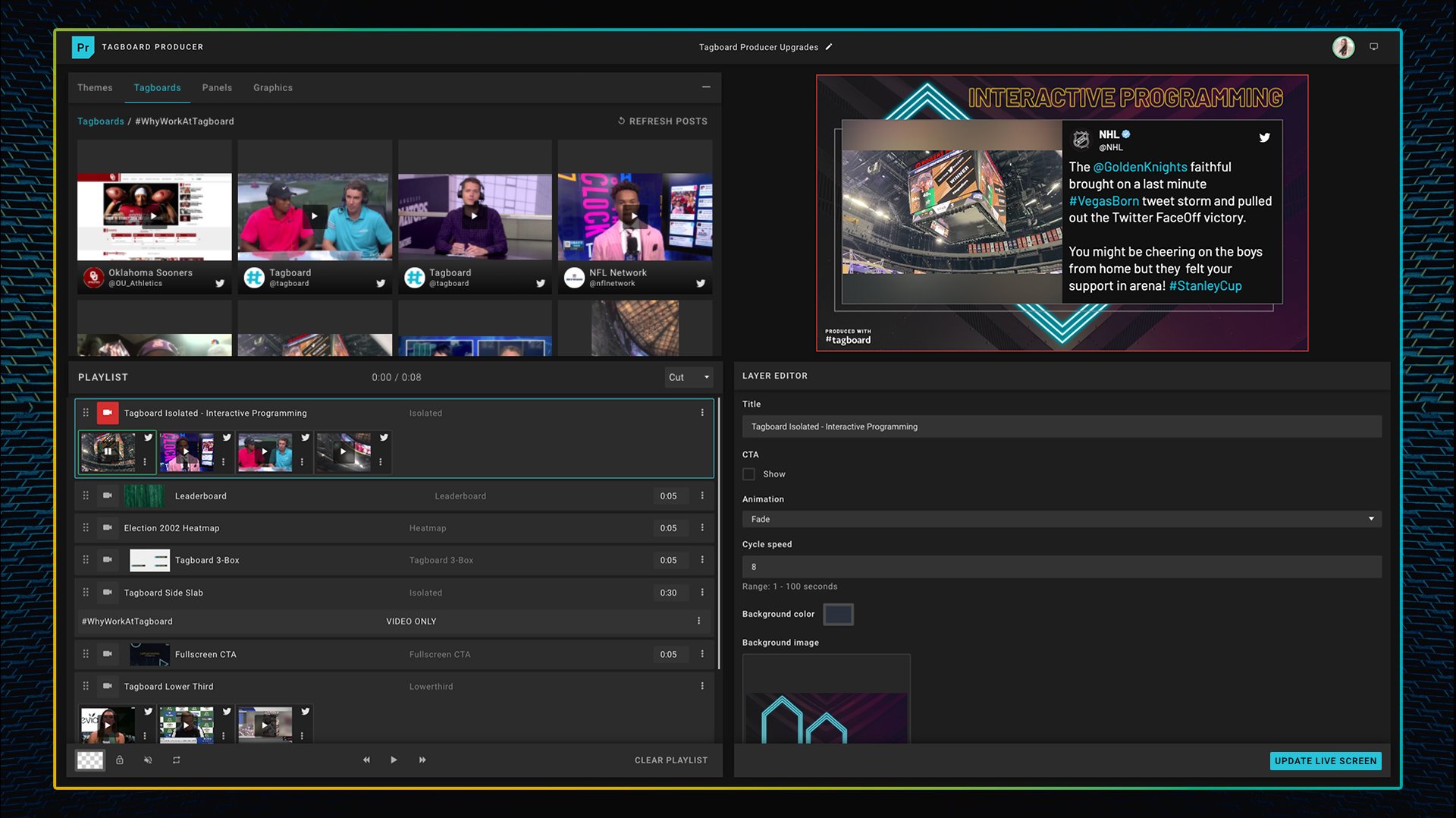Tagboard Producer Updates & Improvements to Streamline Your Workflow ...